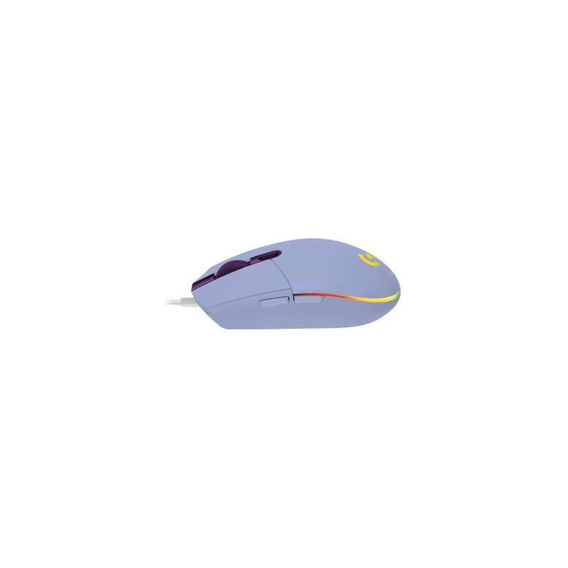 Mouse Logitech G203 Gaming Lightsync Optical 8000 Dpi Rgb Lila Aura